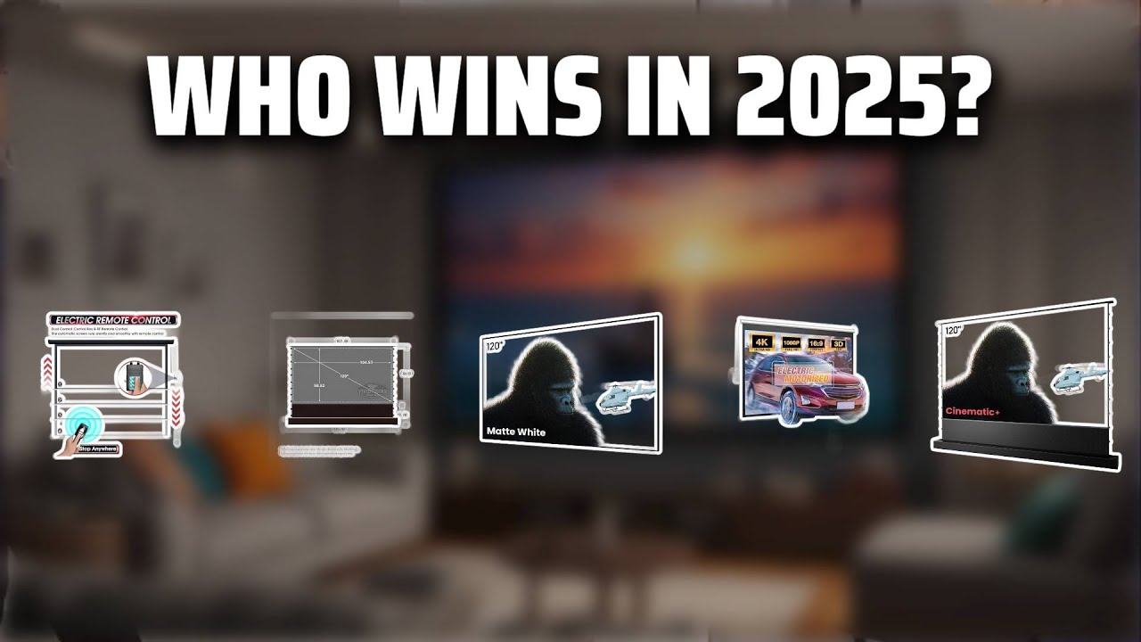 The Top 5 Best Motorized Screen in 2025 - Must Watch Before Buying!
