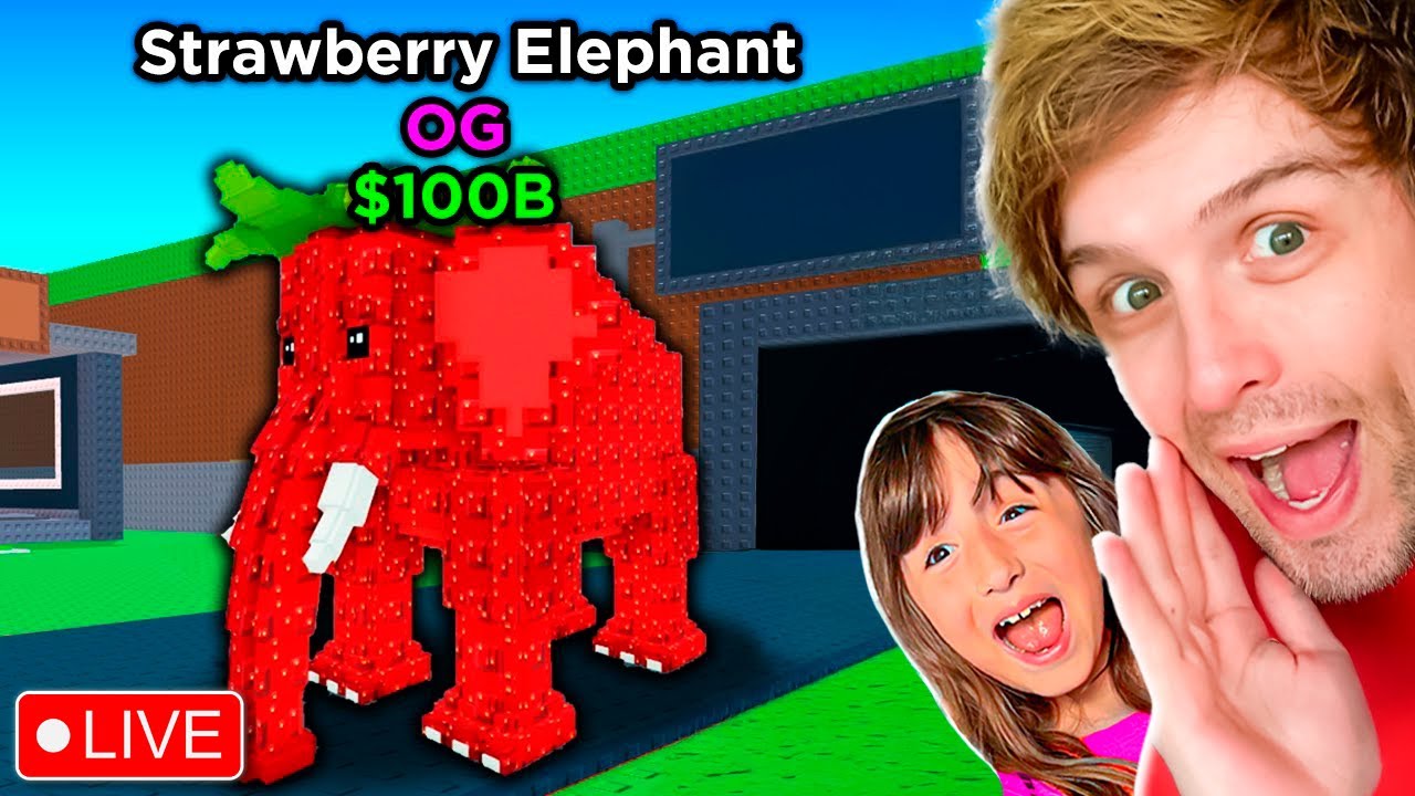 STRAWBERRY ELEPHANT - ADMIN ABUSE EVENT AND STEAL A BRAINROT UPDATE!! LIVE | ROBLOX