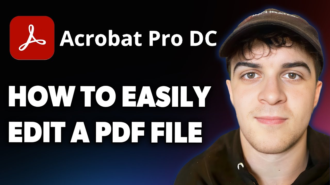 How to Easily Edit a PDF File Using Adobe Acrobat Pro 1011 [2025 Full Guide]