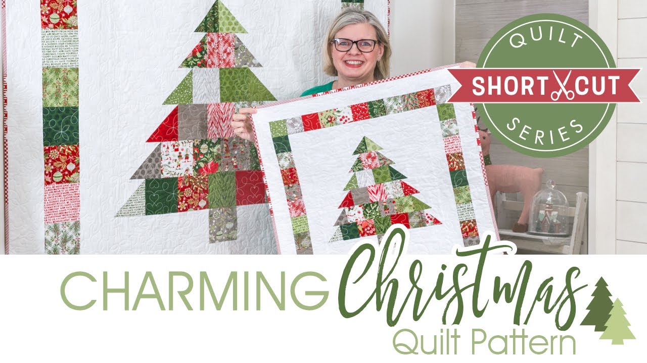 FREE Pattern: Charming Christmas | Shortcut Quilt | Fat Quarter Shop