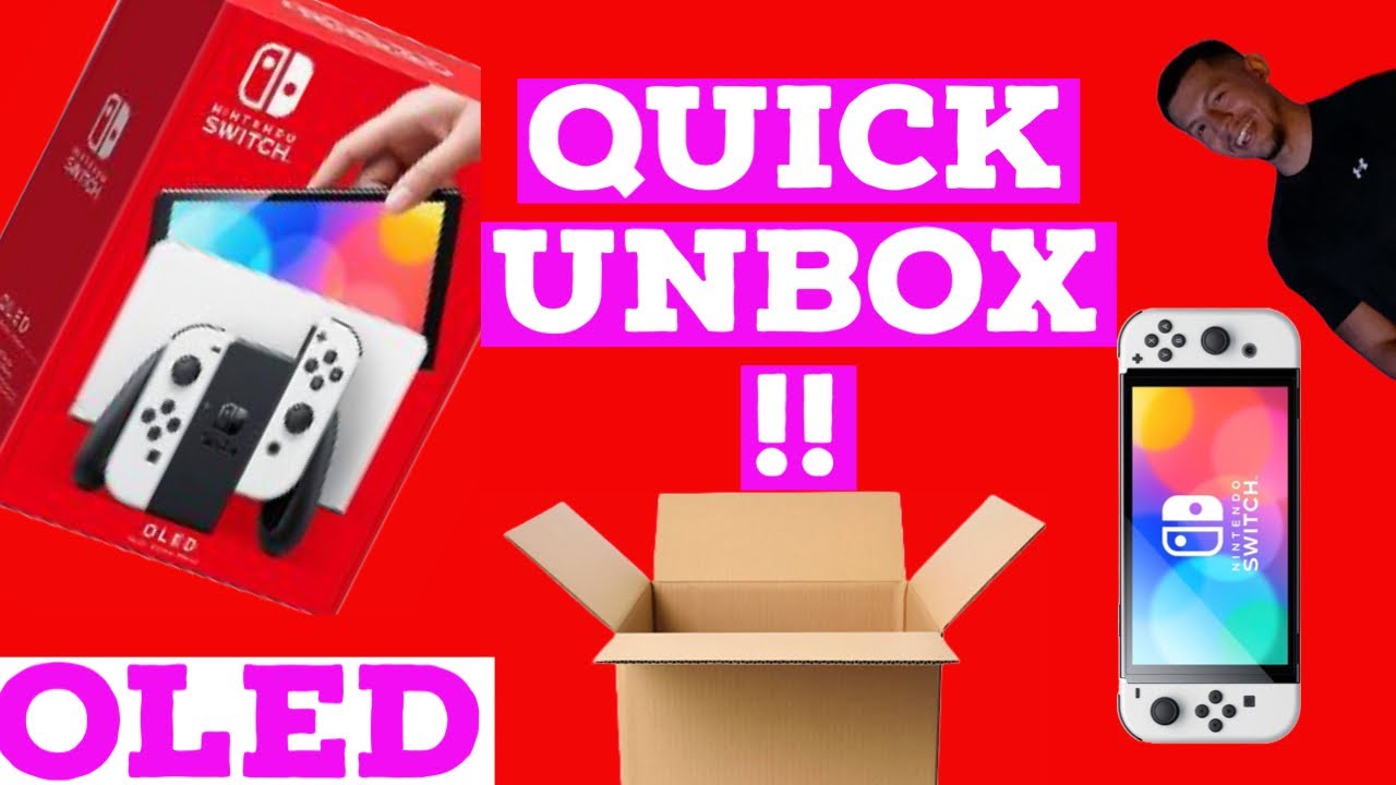 Quick Unbox !! NEW Nintendo Switch OLED