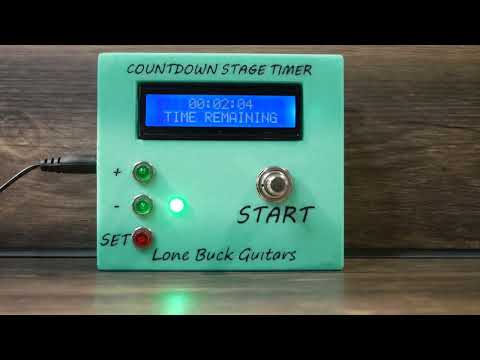 Pedalboard Stomp Box Stage Timer Countdown Gig Adjustable | Reverb