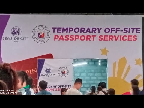 Sm seaside cebu city temporary off-site passport services