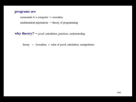 FORMAL METHODS – COMPUTER SCIENCE