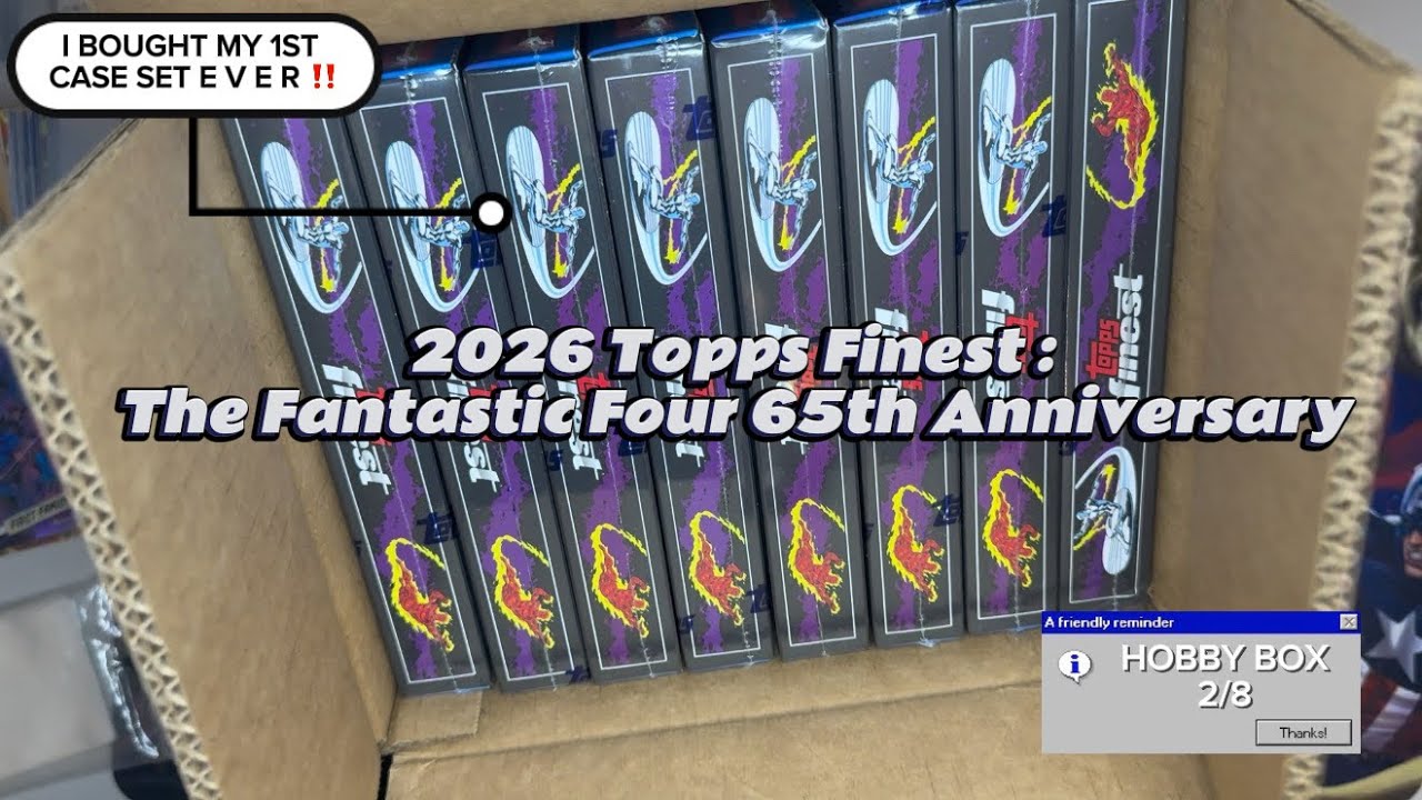 My 1st CASE Set EVER! | The Fantastic Four 65th Anniversary Topps Finest 2026