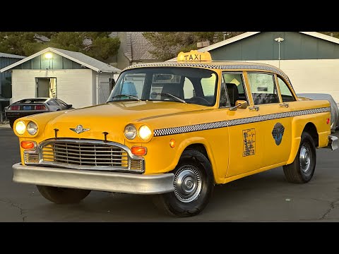 Take a ride in a real NYC Checker A-11 Taxi Cab