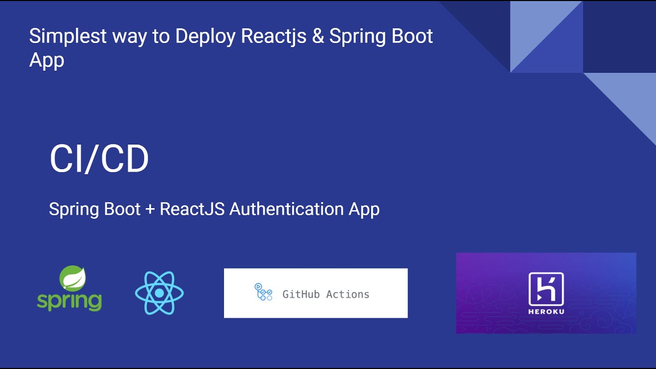 How to deploy Reactjs, Spring Boot Application | CI/CD Pipeline | Github Actions | The CodeReveal