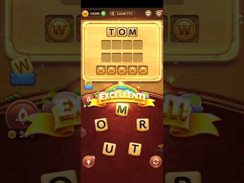 Word Connect Puzzle Level 711 Walkthrough [Bonus Words & Answers] #shorts