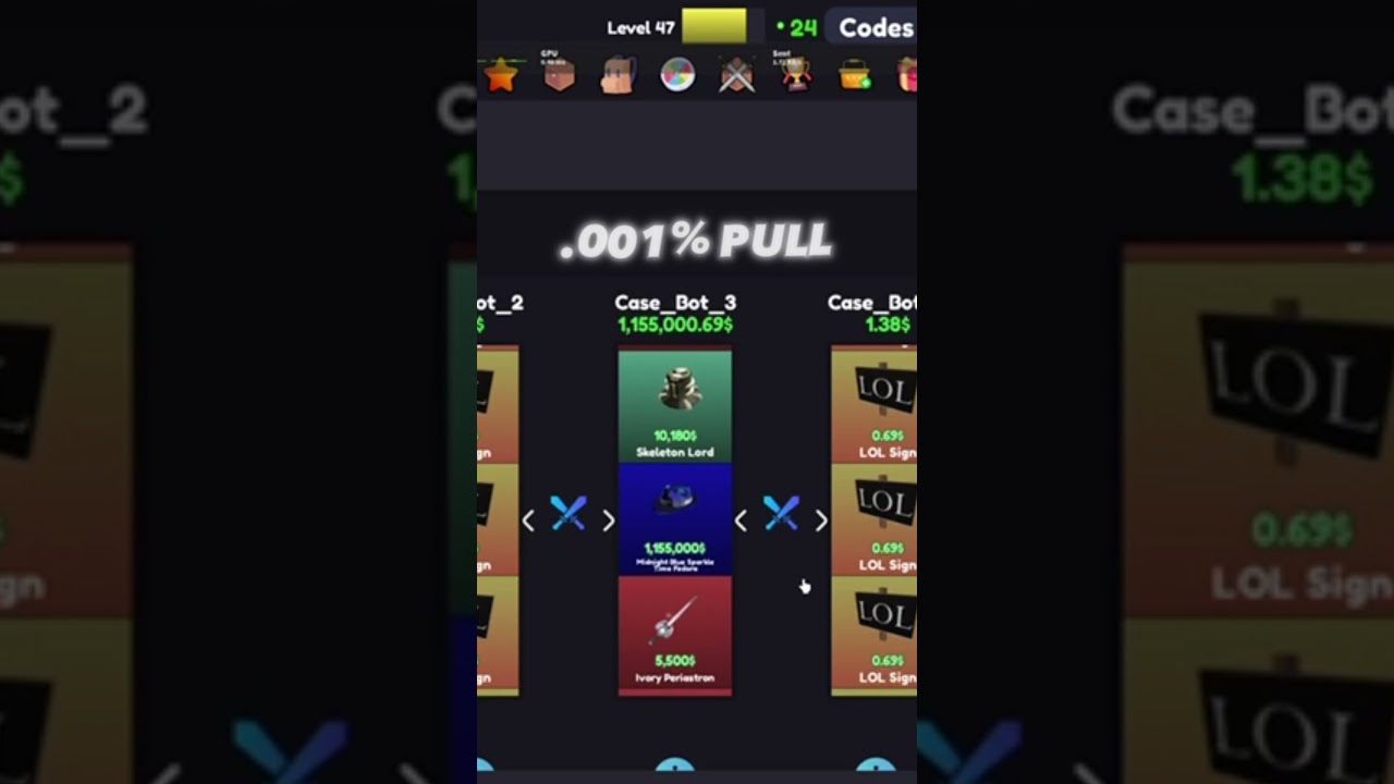 Roblox Game : Case Opening Simulator 2