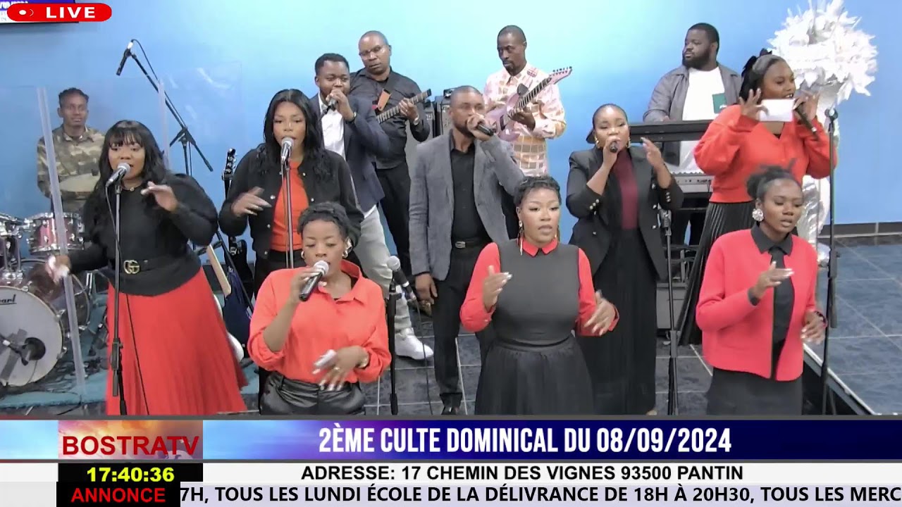 2ÈME CULTE DOMINICAL DU 08/09/2024