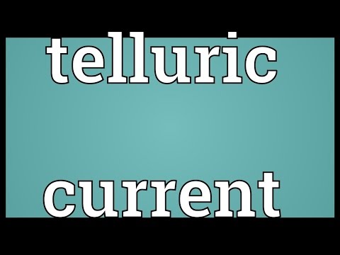 Telluric current Meaning
