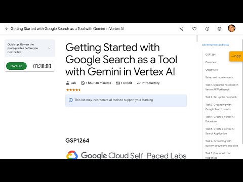 Getting Started with Google Search as a Tool with Gemini in Vertex AI GSP1264