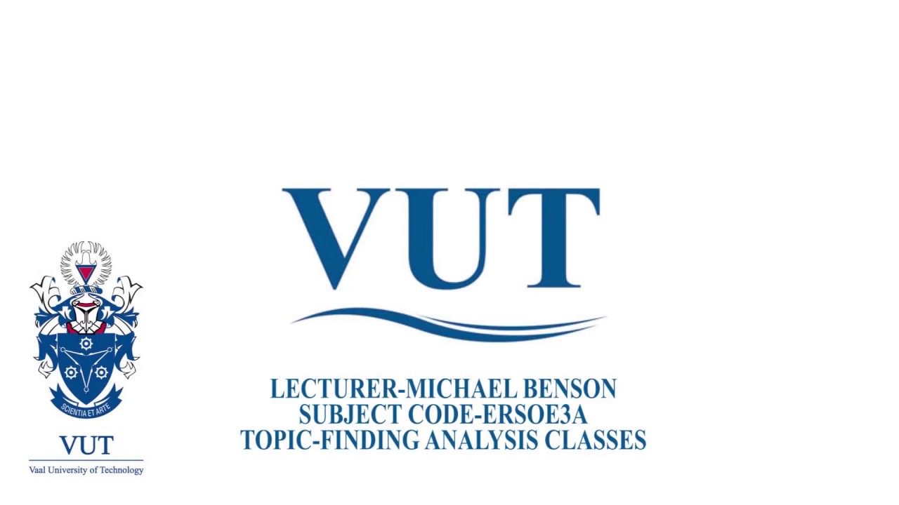 EDSU-MICHAEL BENSON-FINDING ANALYSIS CLASSES