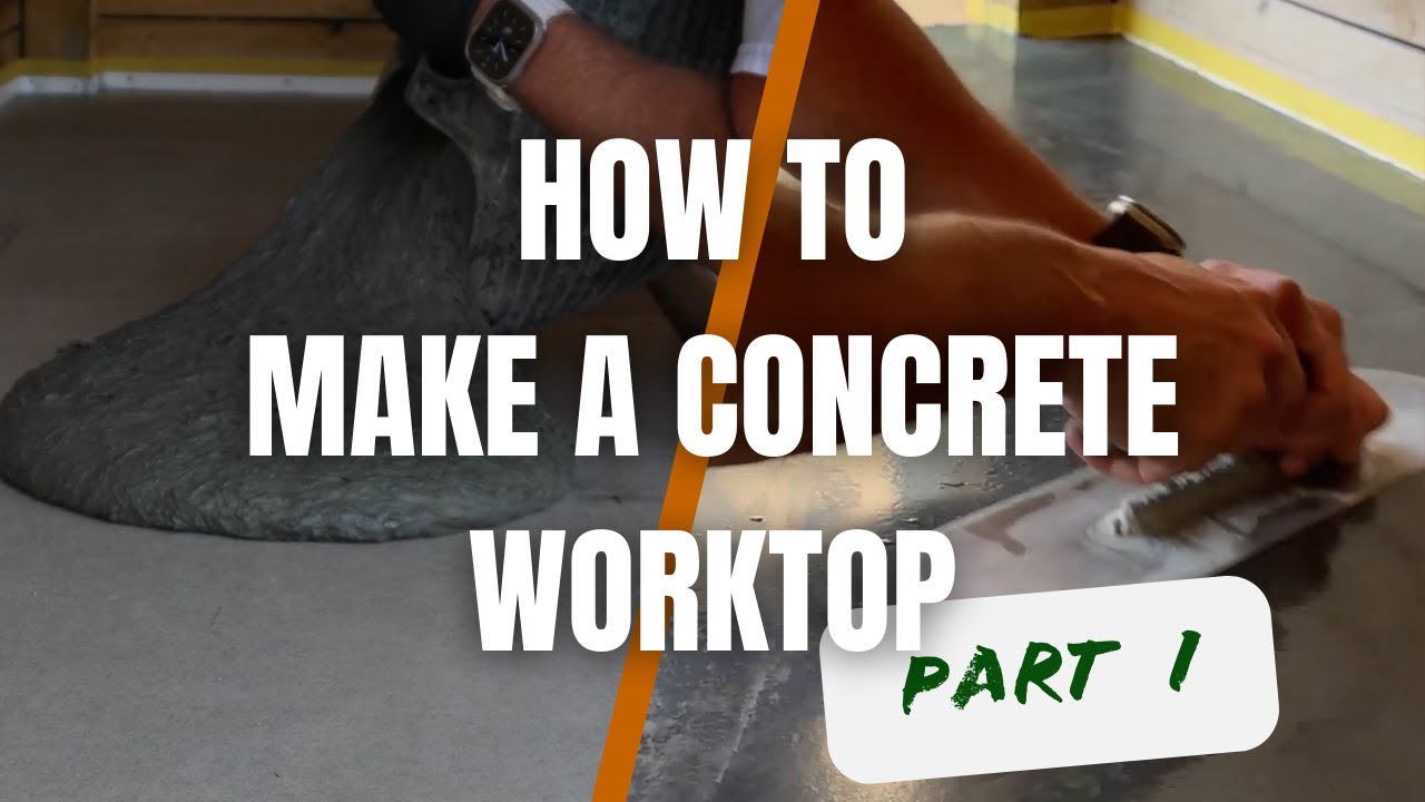 DIY Concrete Countertops: A Step-by-step Guide to Cast-In-Place & Outdoor Kitchens