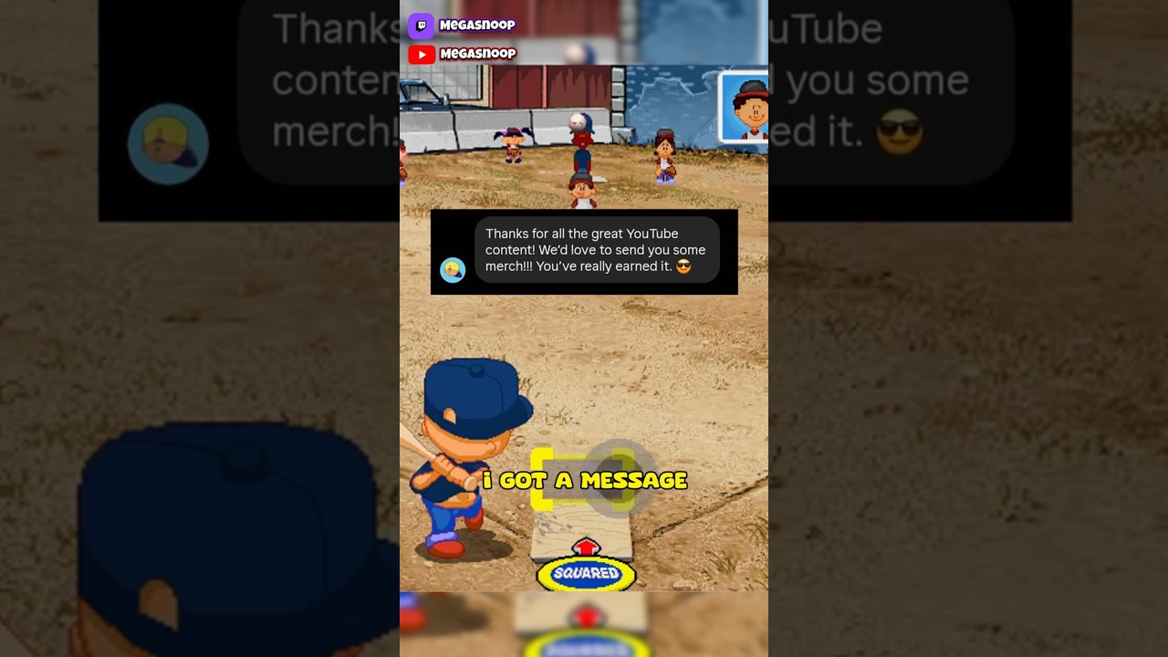 Backyard Sports Sent Me a DM #backyardsports #backyardbaseball #gaming #nostalgicgames #baseball