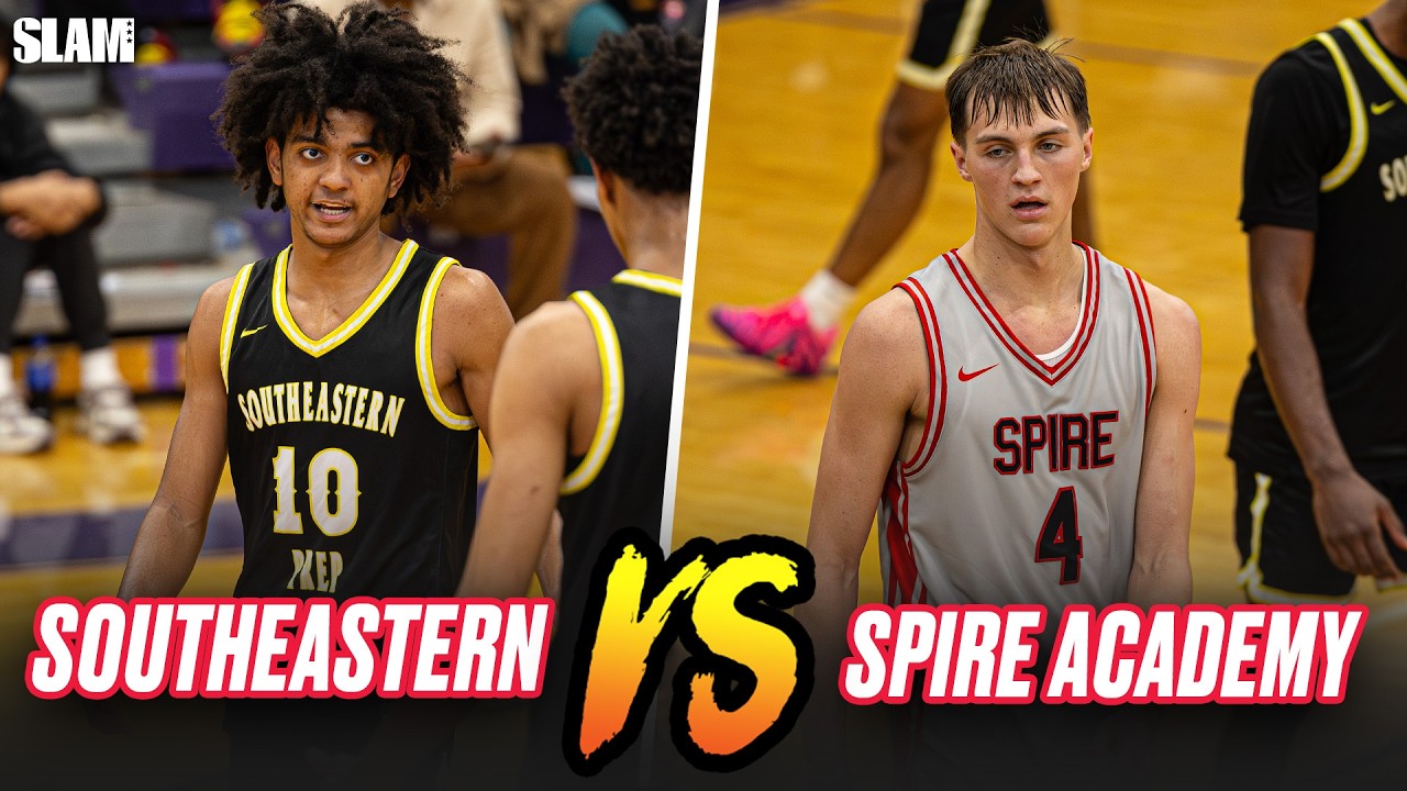 5⭐️ Beckham Black 🆚 Aiden Derkack as #14 Spire BEATS #8 Southeastern 🚨🔥 John Wall Holiday 2025 🤩