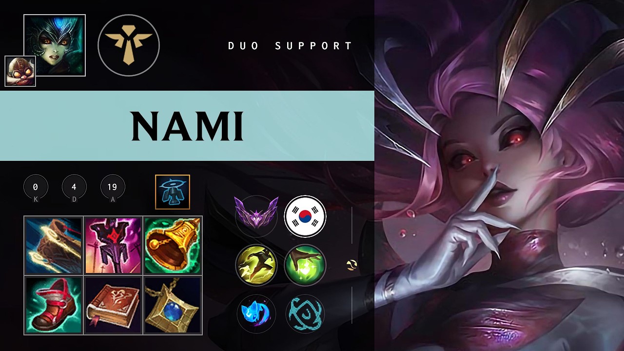 Nami Support vs Karma - KR Master Patch 26.10