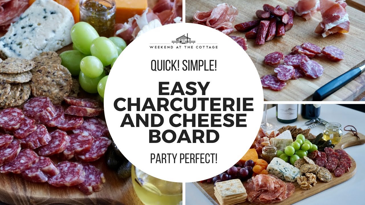 EASY CHARCUTERIE AND CHEESE BOARD | Ready in 10!