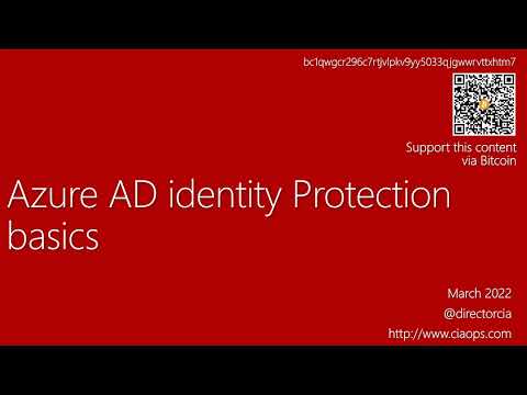 Azure AD Identity Protection basics – CIAOPS