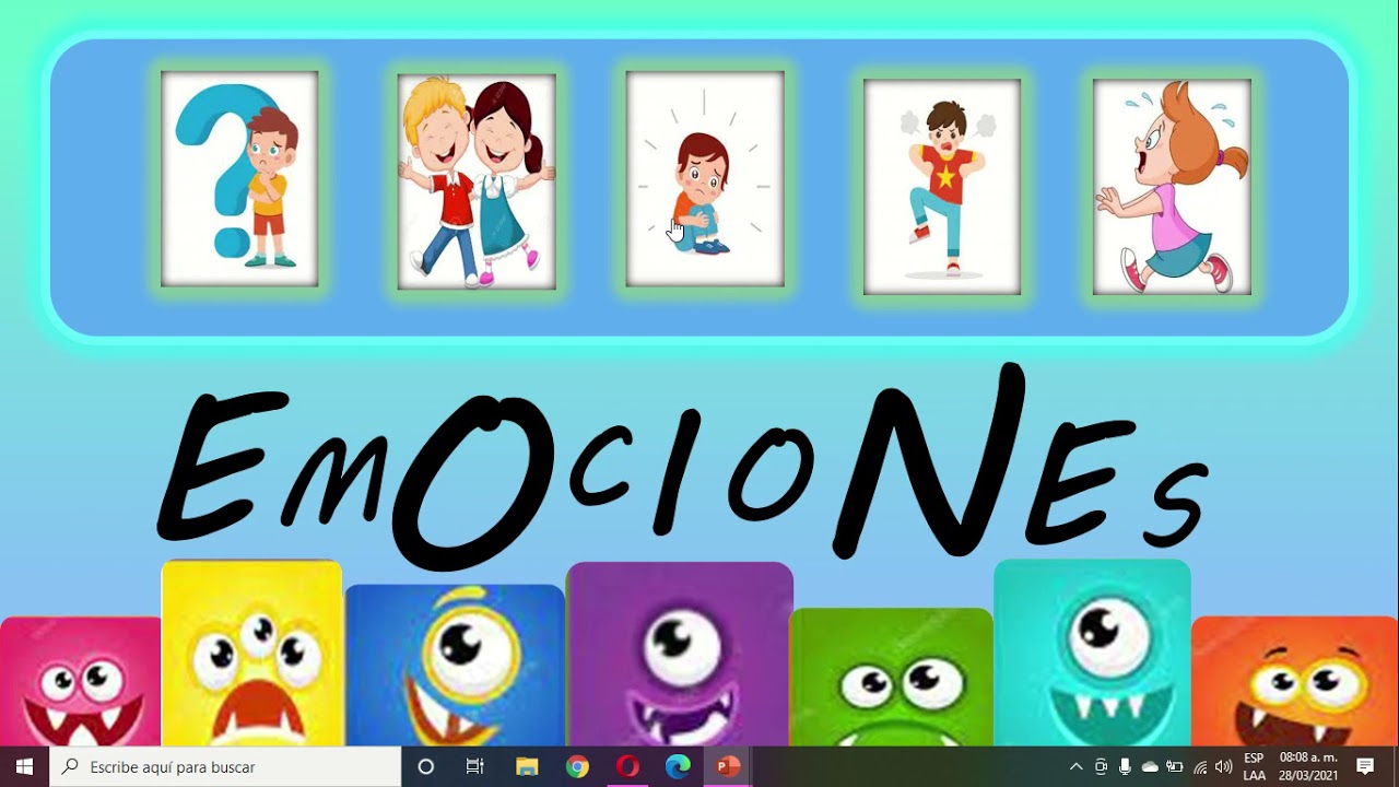 las emociones PowerPoint