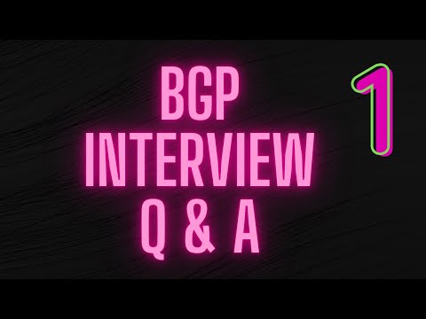 BGP Interview Questions and Answers Part 1