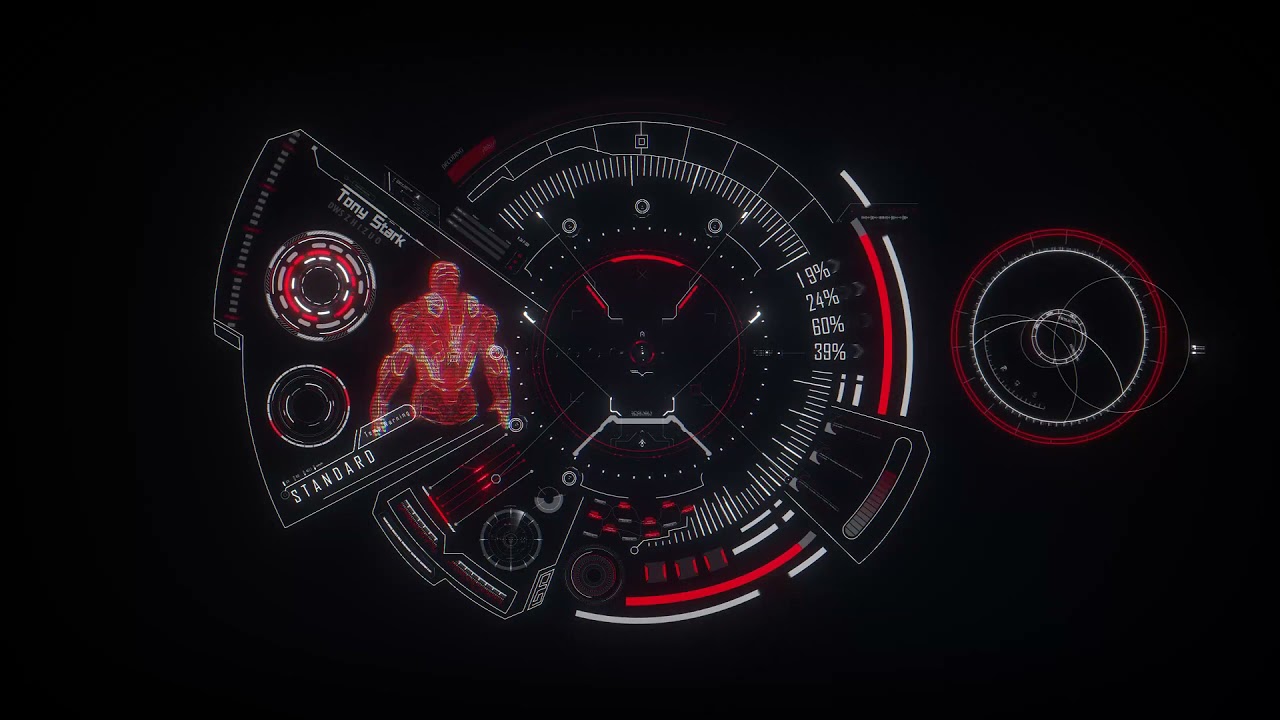 Iron Man Hud 2K Live Wallpaper