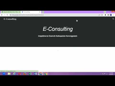 Tutorial Akses Website E-Consulting Inspektorat Daerah Kabupaten Karangasem #latsarcpns