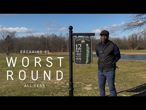 Worst Round of the Year on an Awesome Public Course - Mercer Oaks West