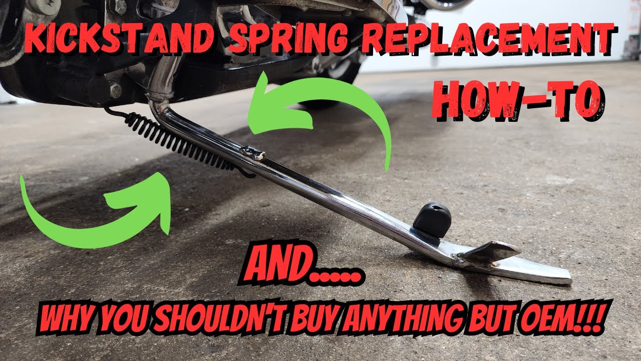 OEM FROM NOW ON!!!- Harley Kickstand (Jiffy Stand) Spring Replacement
