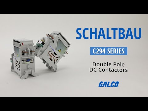 Schaltbau C294 Series Double Pole Contactors | Galco