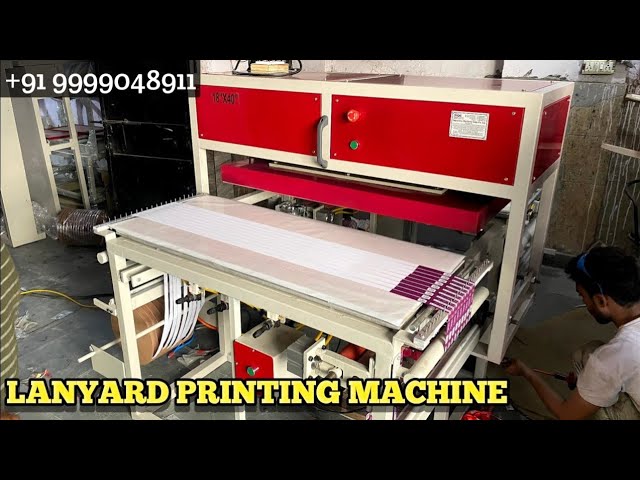 Lanyard Sublimation Printing Machine - Automatic Double Bed Dori ...