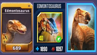 EDMONTOSAURUS - Jurassic World The Game Vs Jurassic World Alive Vs Jurassic Park Builder