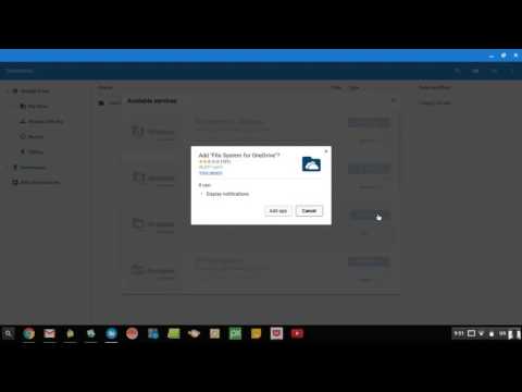 How to Add other Cloud Storage in Chrome OS