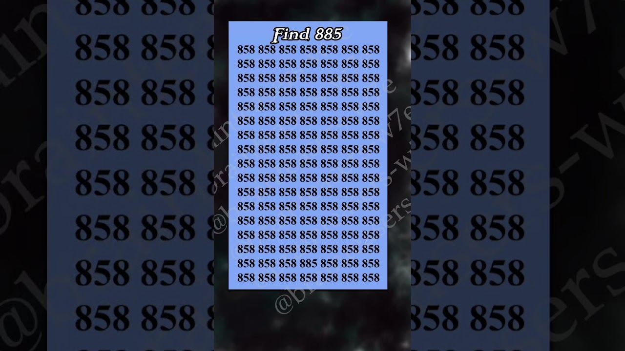 Uncover 885 #gk #facts #quiz #mathematics #numberpuzzle #education #maths