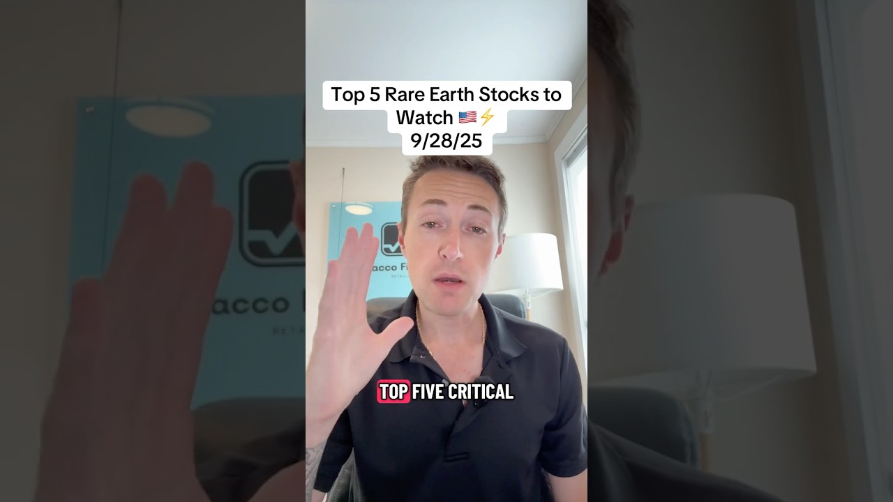 Top 5 Rare Earth & Critical Mineral Stocks to Watch in September 2025
