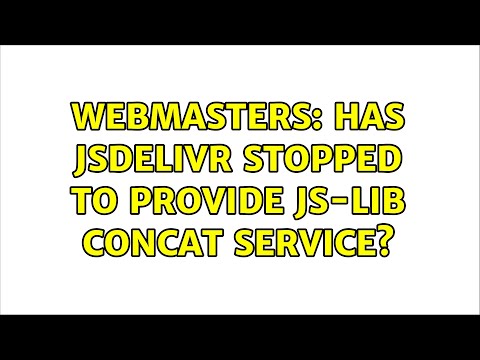 Webmasters: Has jsdelivr stopped to provide js-lib concat service?