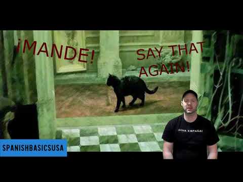 What!! in Spanish: Mande