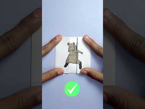 The Dancing Rat Meme Easy Paper Folding Crafts Game‼️Challenge #shorts #art #rat #dancing