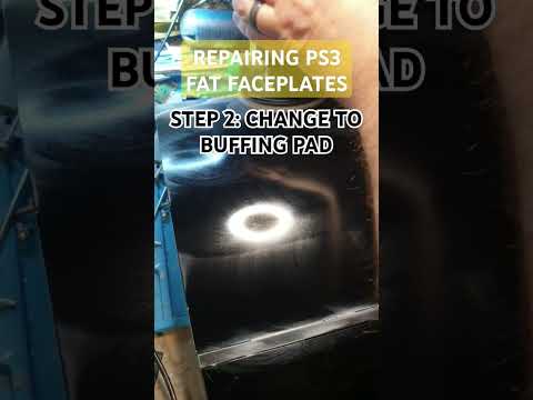 Restoring and Removing Scratches from a PS3 Fat Faceplate! โจ๐ง #PS3 #repair #playstation #gaming