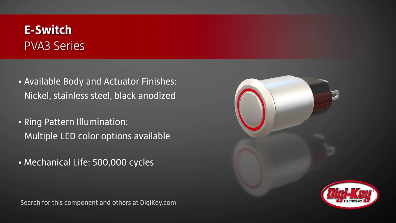 E-Switch PVA3 Series | Digi-Key Daily