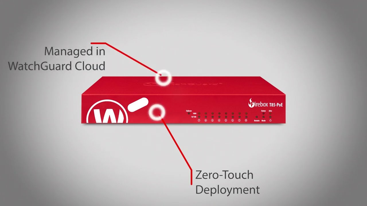 WatchGuard Firebox: T85 Overview