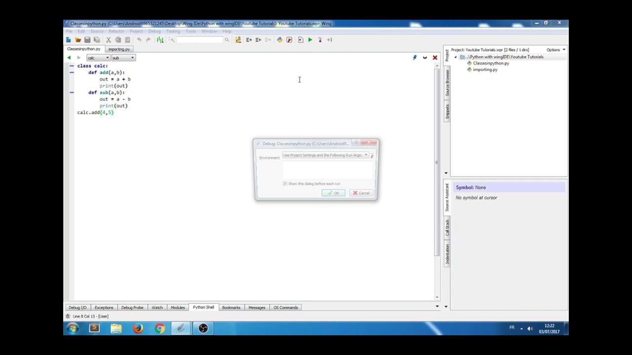 [Python Tutorial] Classe, write and import your own module in python