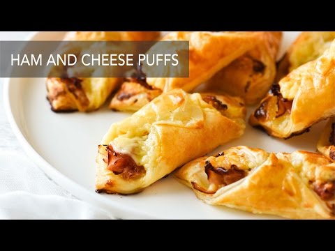 Ham Cheese Puffs (Puff Pastry)
