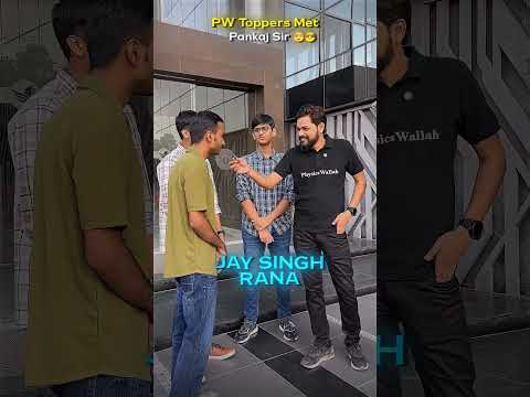 NEET Topper With Pankaj Sir🔥 @PhysicsWallah #pwresults
