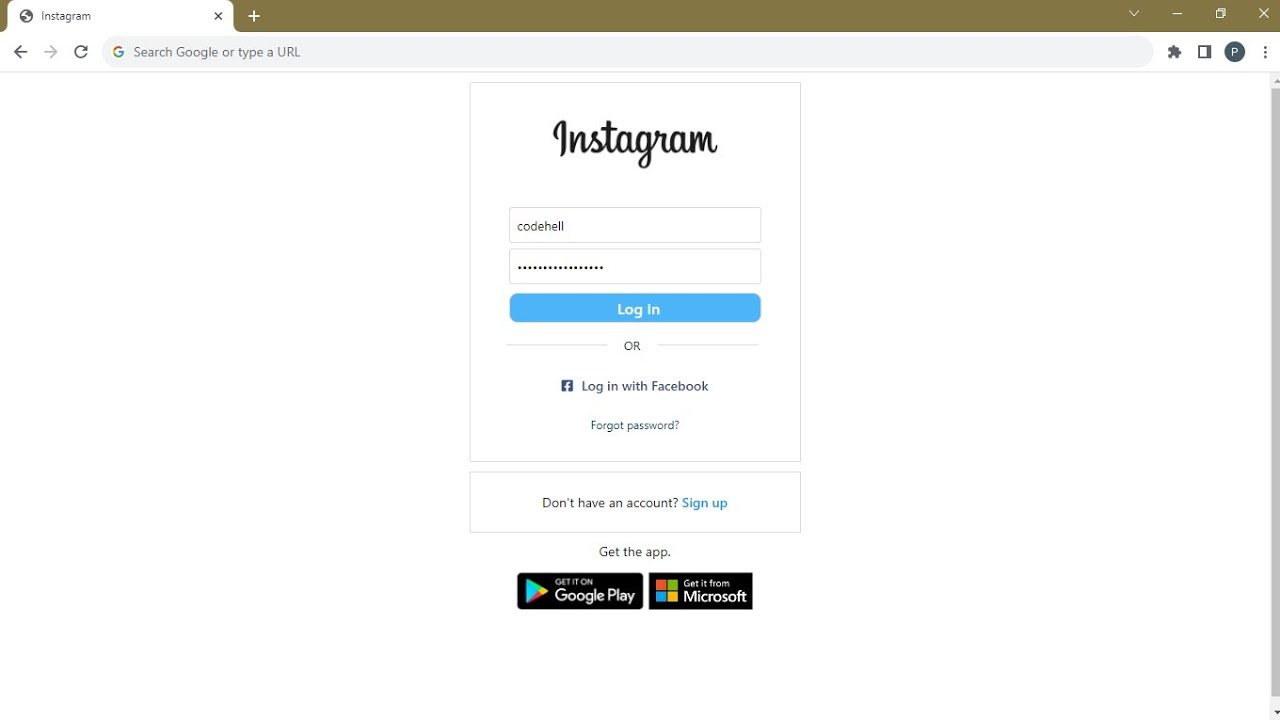 Create A Responsive Instagram Login Page With EXPLANATION Using Only |HTML & CSS| UI Webpage Design