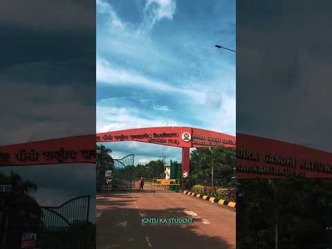 IGNTU ❤️ Indira Gandhi National Tribal University Amarkantak 💖😍 Mini Vlog 🤟 #igntu #status #shorts