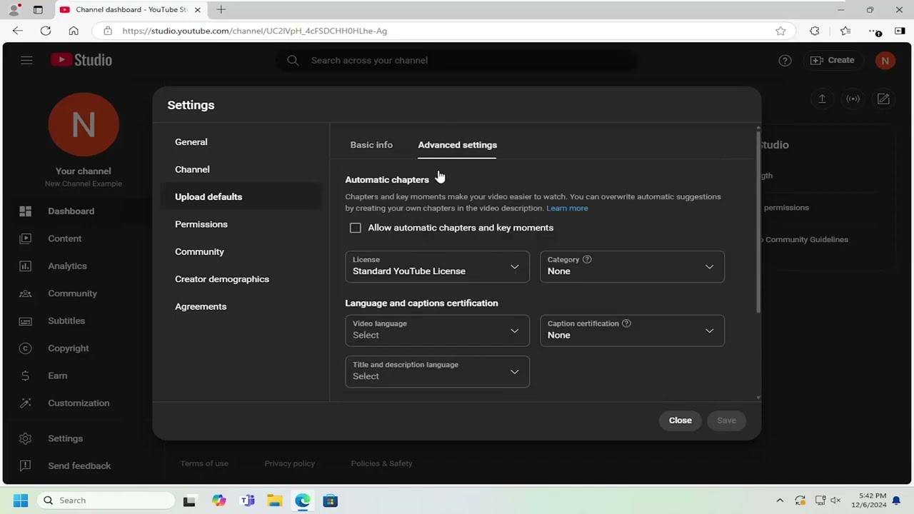 How To Change Default Upload Settings On YouTube [Tutorial]