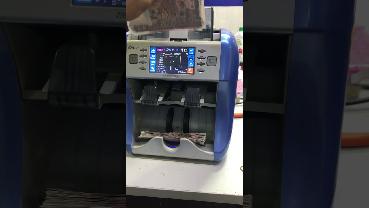 N2P Counterfeit detection machine #counterfeitnote #currency #automobile #billcountermachine #money