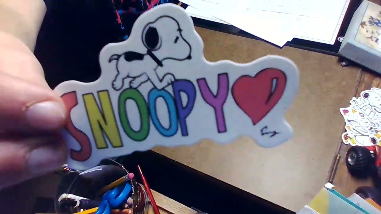 My Snoopy Sticker Collection!