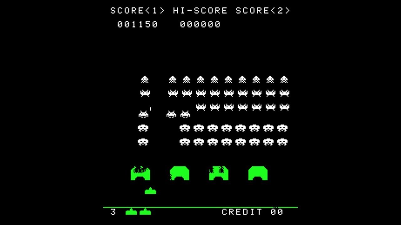 Space Invaders [Arcade Longplay] (1978) Nas Corp